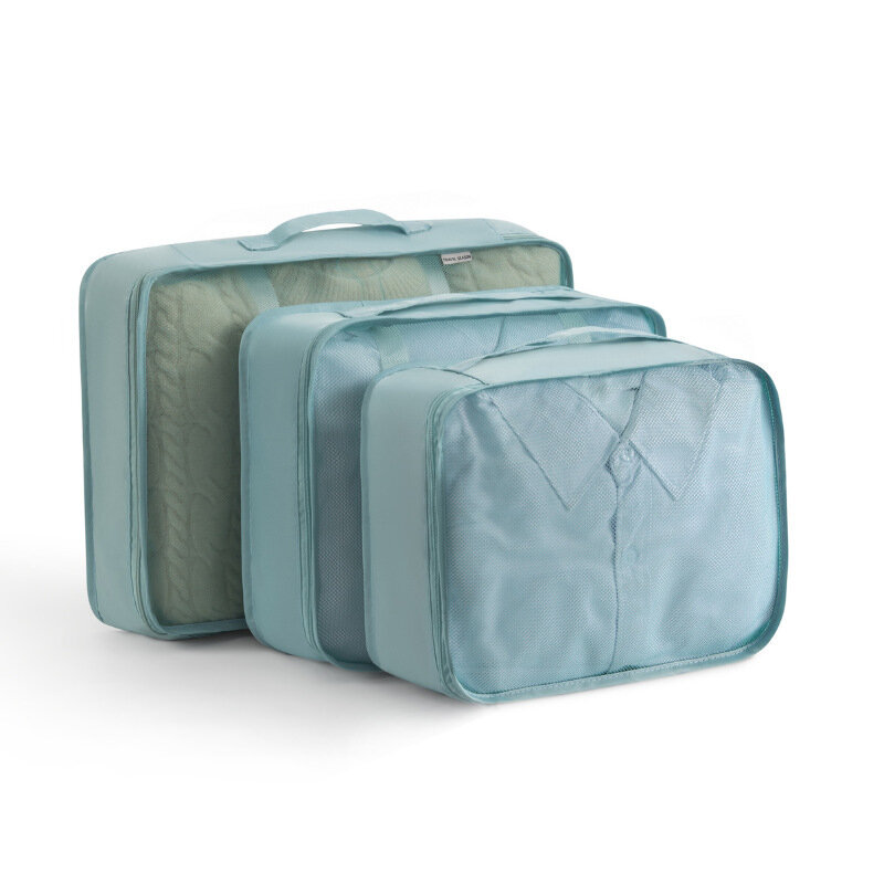 2026 Новейший набор для путешествий из десяти предметов, сумки для упаковки одежды для деловых поездок, большая вместимость, водонепроницаемые сумки для одежды, портативные