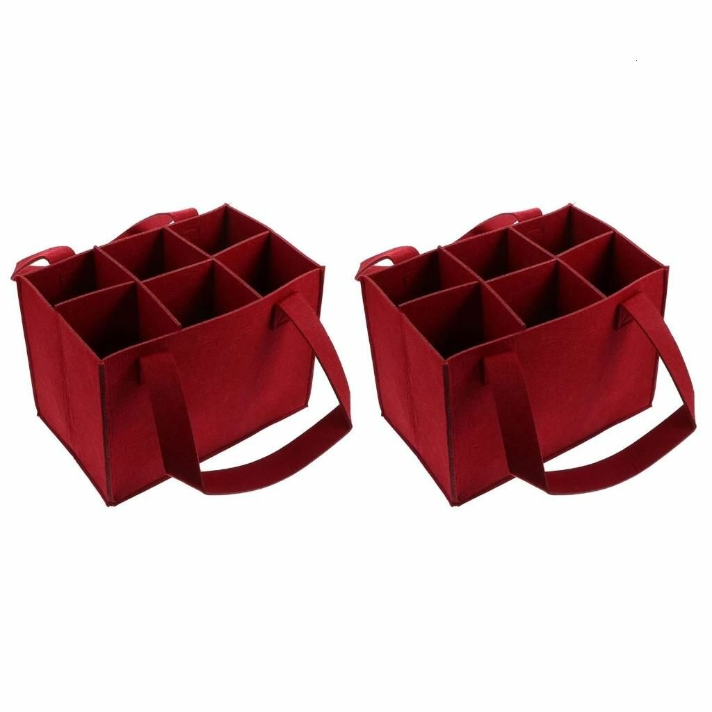 Вместительный футляр для 6 бутылок вина, Бургундский