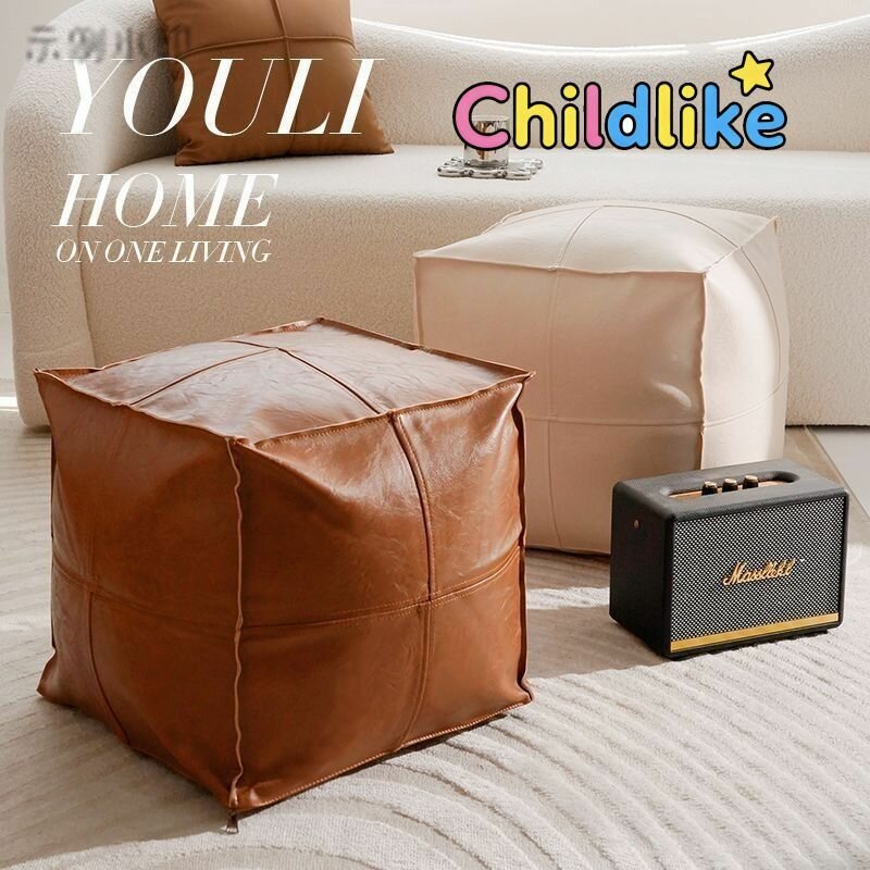 Мягкий пуф с ящиком для хранения, 4040 см велюр, скрытый отсек для обуви и одежды Для прихожей, спальни и гостиной Компактный дизайн + прочный каркас