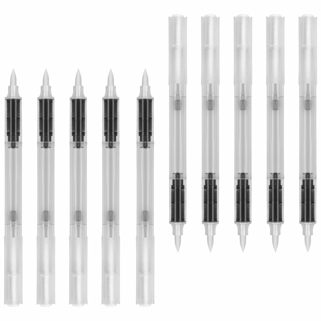 10 шт Многоразовых Прозрачных Маркеров-Бочек Пустой Тюбик для Плавного Письма