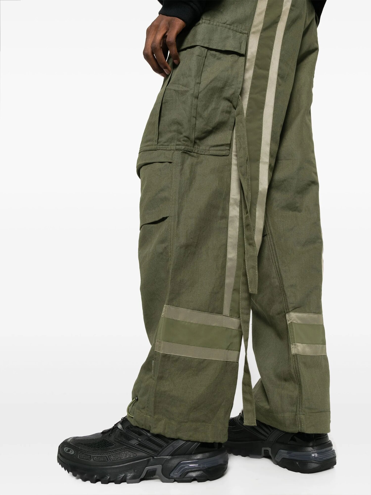 Брюки классические Maharishi Hi-Vis M65, размер L, зеленый — фото 1