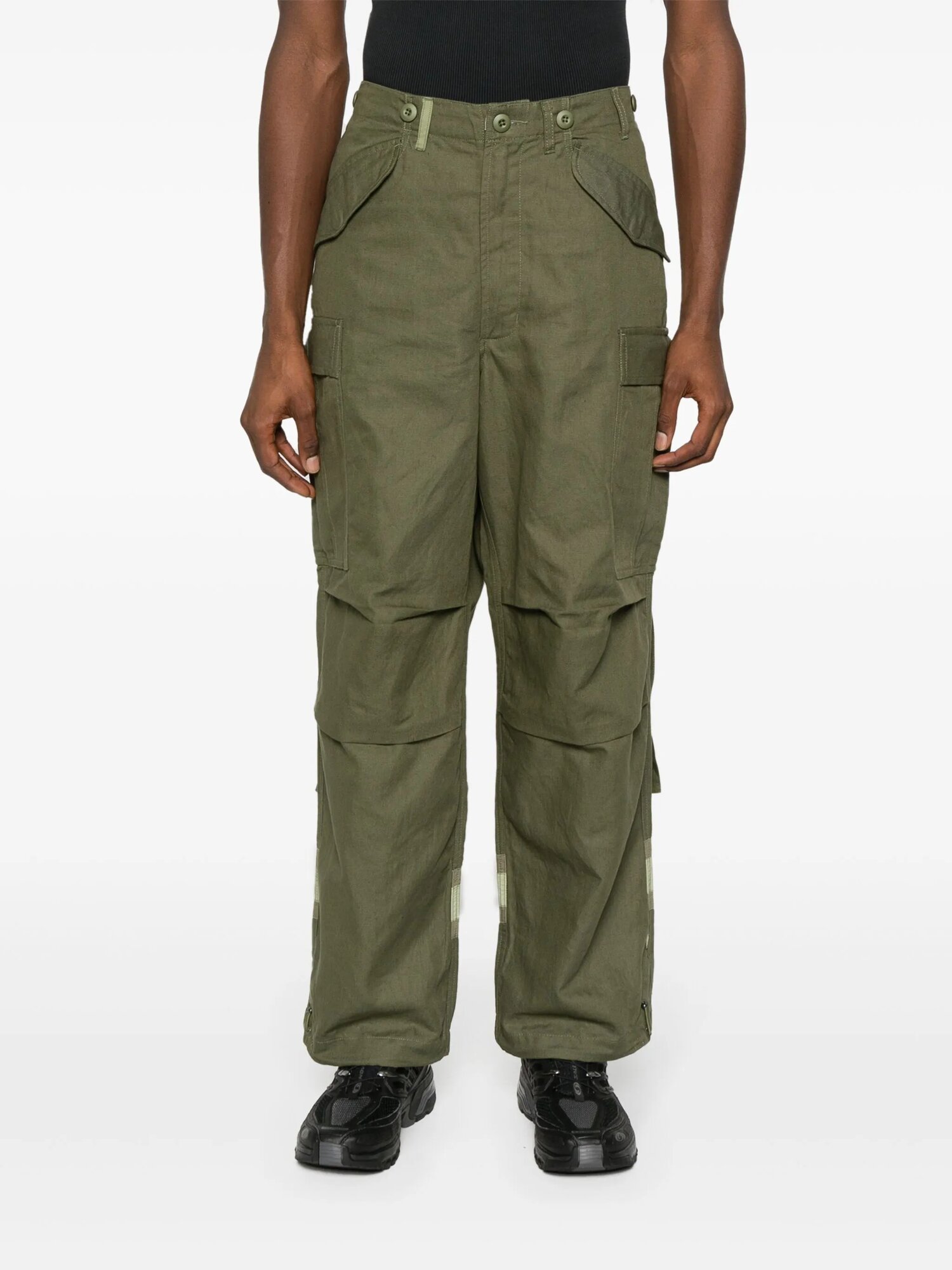Брюки классические Maharishi Hi-Vis M65, размер L, зеленый — фото 1