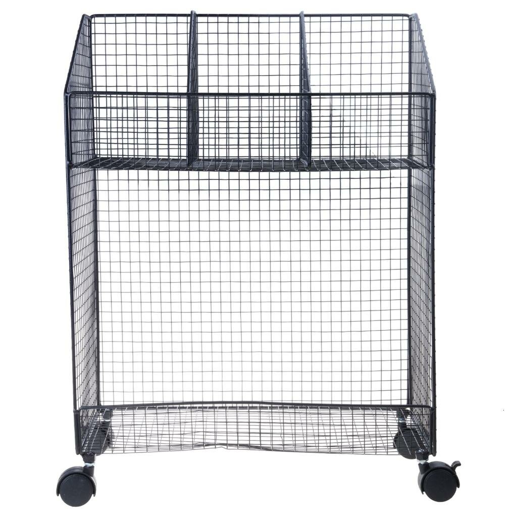 Пластиковая роликовая тумба белая или черная, Черный - Двойной