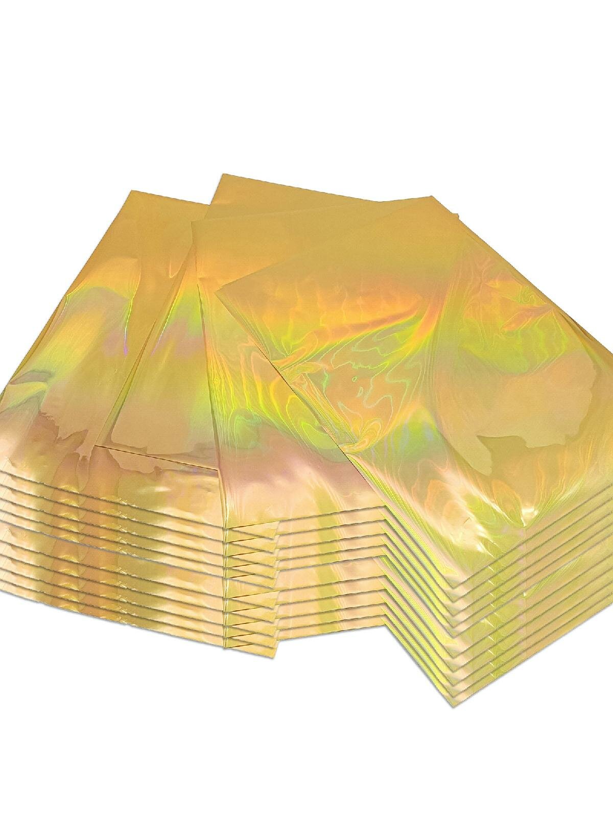 50 Листов креативной золотой фольги с фольгой для переноса А 4 Бумага с фольгой для визиток