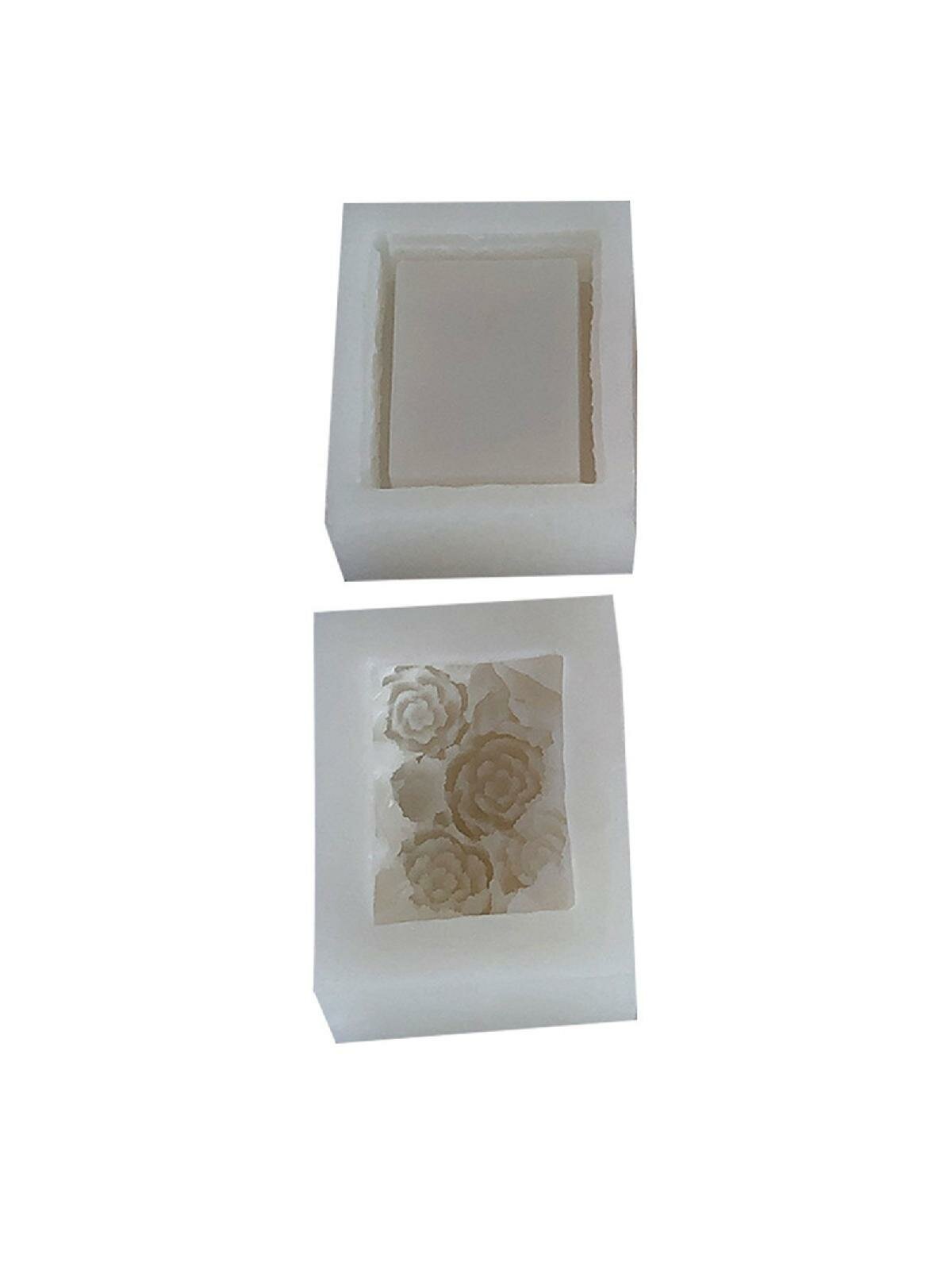 Коробка для хранения пионов Силиконовые формы Шкатулка для украшений Формы из смолы Кольца Форма для контейнера