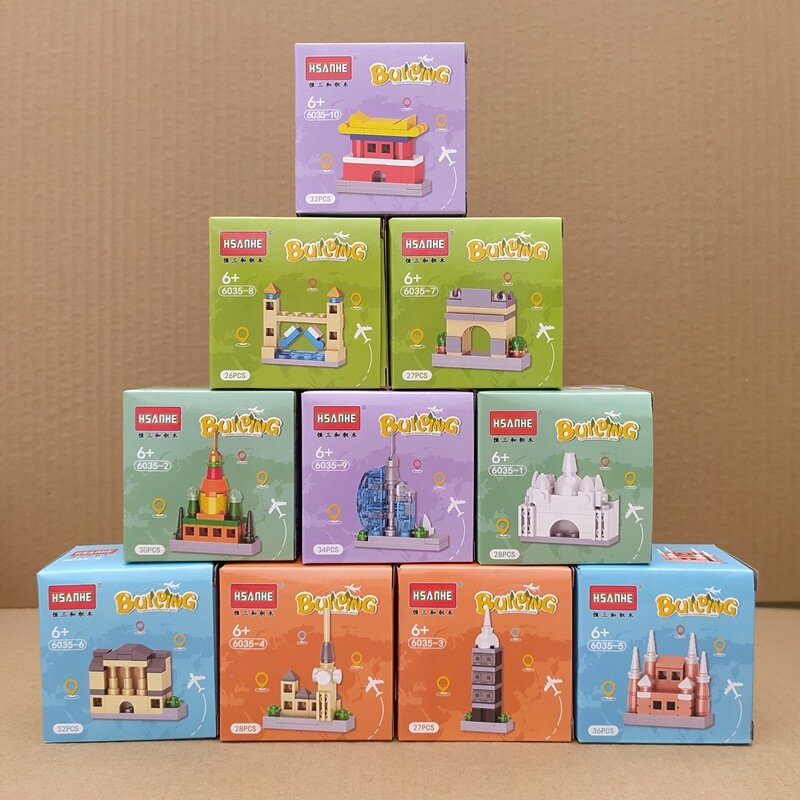 Просвещение строительные блоки 2101 Мальчики маленький Собранный детский сад развивающие игрушки призы деятельности
