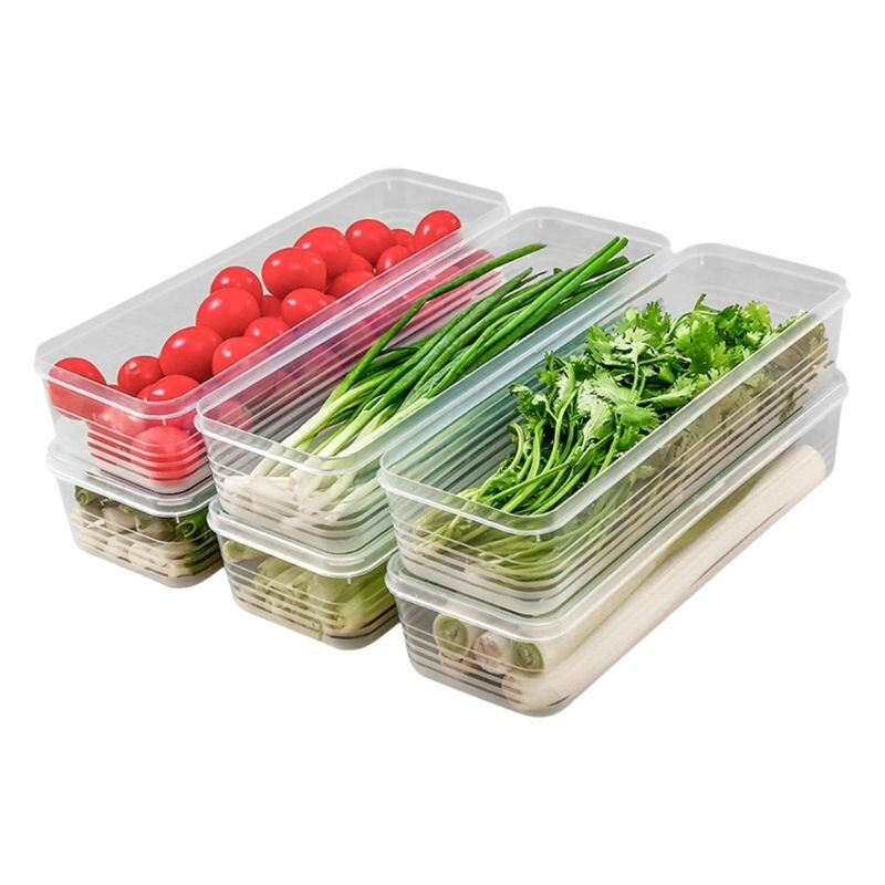 6 кусочков кориандра и лука-шалота для хранения в холодильнике сгущенной лапши, яиц, овощей, герметичной коробки свежих продуктов