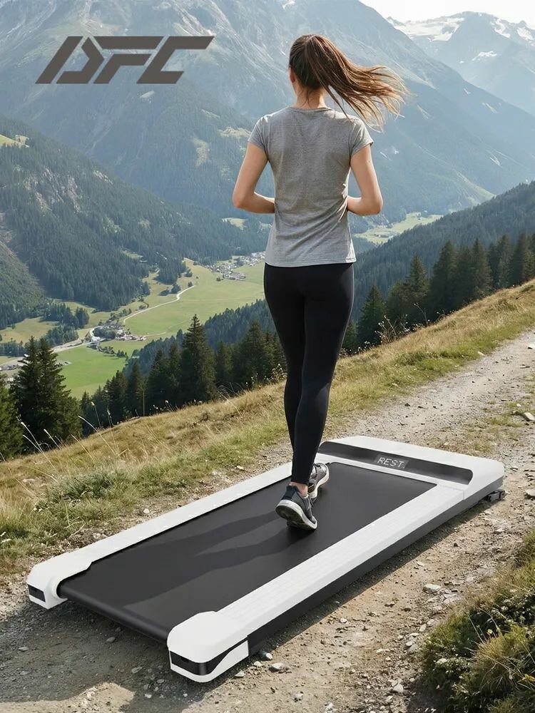 Беговая дорожка DFC UMAY белая, TX512WW, электрическая, 2л/с, 1-6 км/час, до 110кг