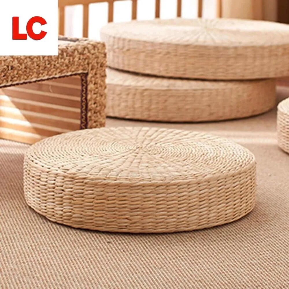 Татами Круглый 40см, Подушка для Медитации и Йоги Ручной Работы