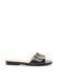 Босоножки Bally Buckle-slide sandals, размер 37, black/black