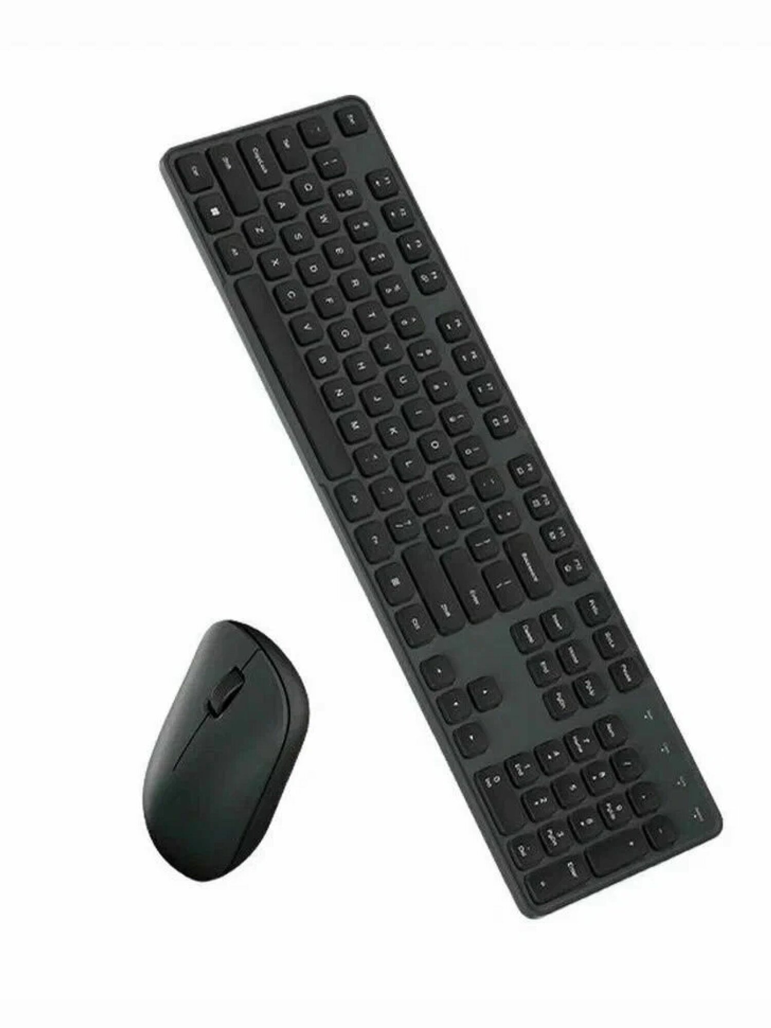 Комплект беспроводная клавиатура и мышь Wireless Keyboard and Mouse Set 3 (WXJS03YM) RU гравировка, черный
