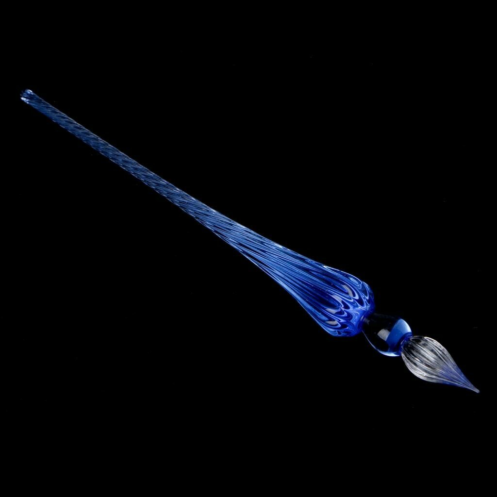 Винтажное стеклянное перо-капилляр