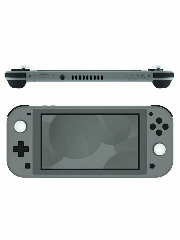 Чёрный набор запасных кнопок eXtremeRate для Nintendo Switch Lite (ABXY, D-Pad, Home, Capture, Plus, Minus, L/R/ZL/ZR)