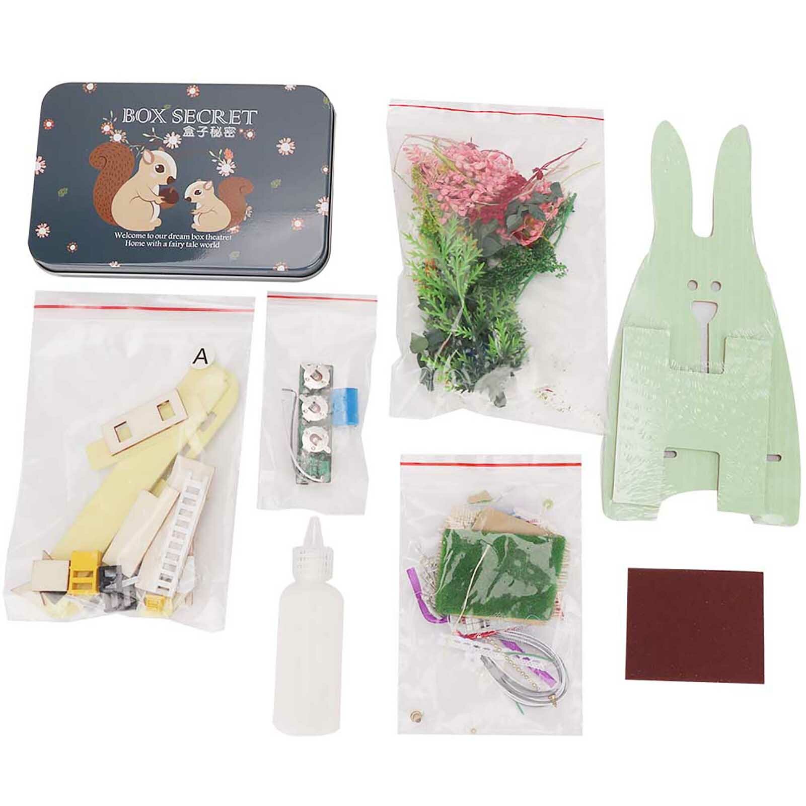 Миниатюрный фермерский домик своими руками, кукольный домик, собранный комплект модели коробчатого дома, подарок для детей и взрослых, легко собрать, идеальный подарок на день рождения