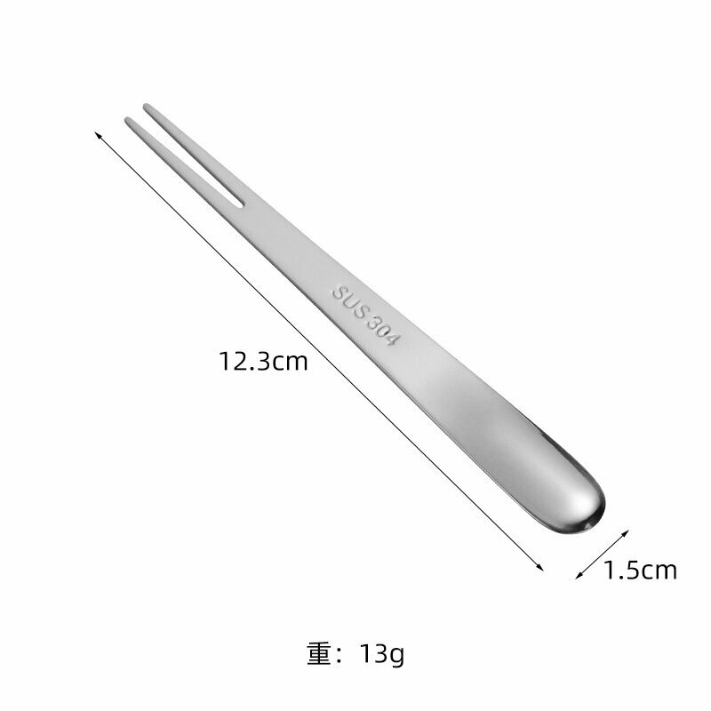 Бытовая вилка для фруктов из нержавеющей стали костюм креативная Милая фруктовая палочка маленький размер Вилка