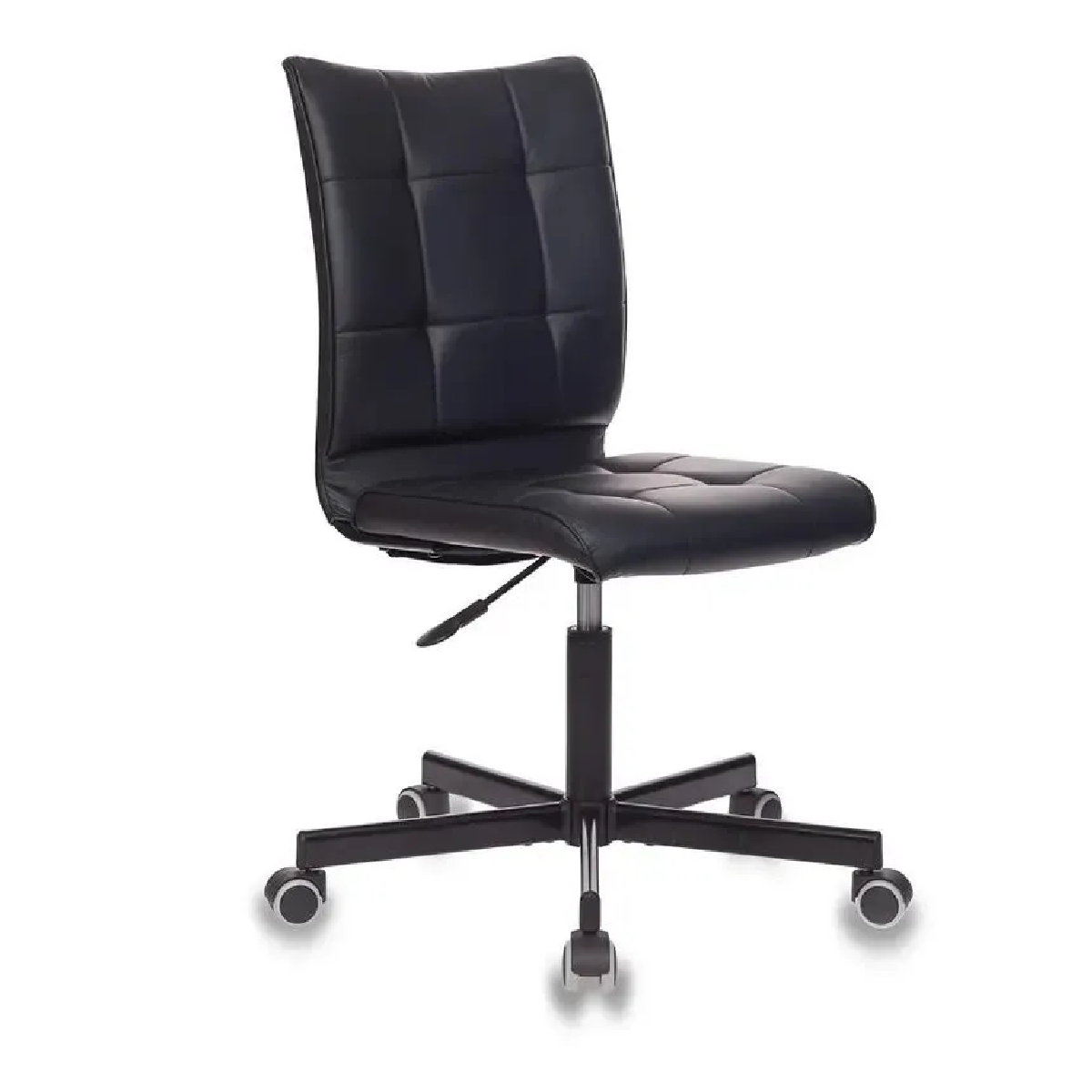 Кресло компьютерное Бюрократ CH-330M/BLACK без подлокотников, черный