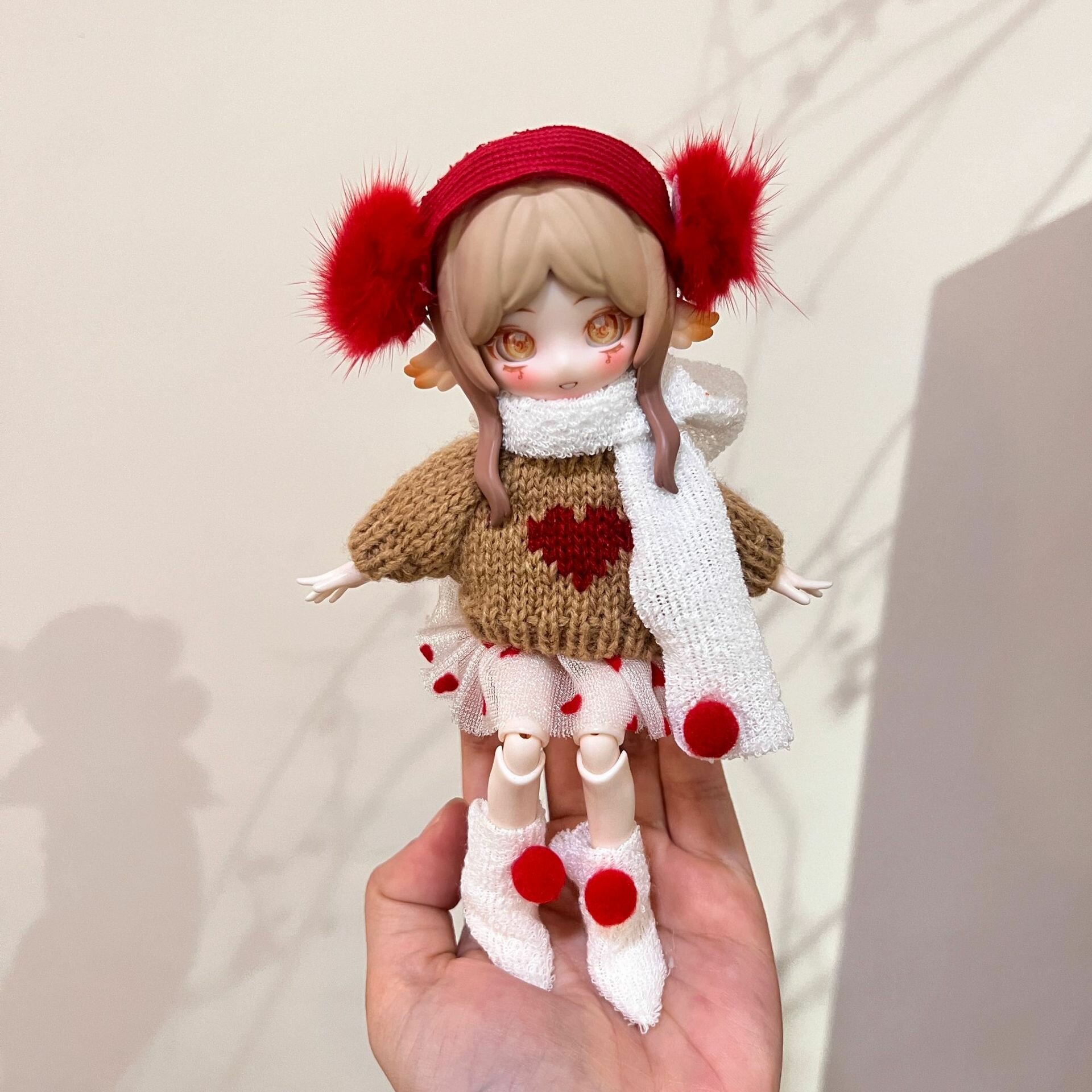 Повседневный комплект одежды для кукол 16-17 см подходит для OB11/YMY/GSC Без куклы и обуви