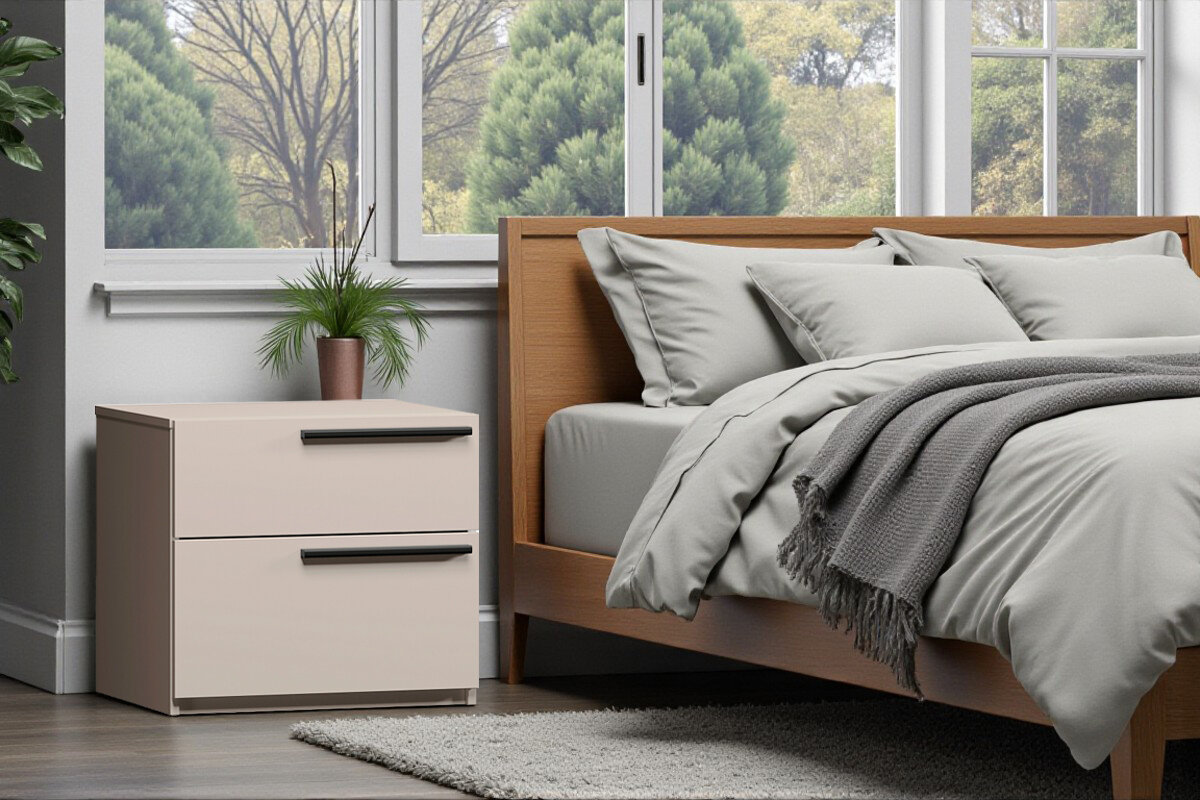 Прикроватная тумба Лорена Пакс-4 Кашемир 5981 BS NOW 55x44x50 см, бежевый Дом мебели для вас