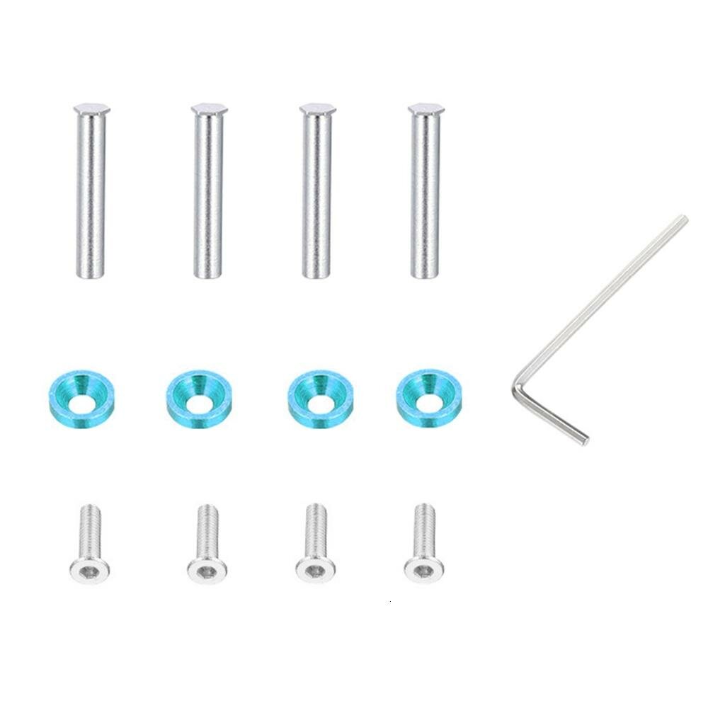 Комплект винтов и гаек для крепления вентиляторов в ПК, Синий