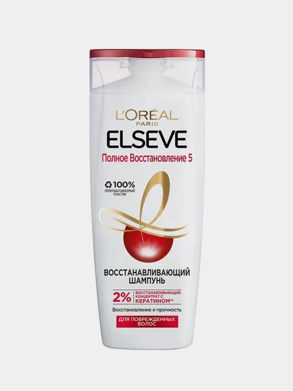 L'Oreal Paris Elseve Шампунь для волос "Полное восстановление 5", 400 мл