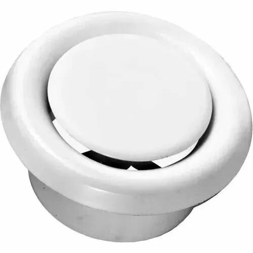 Анемостат (диффузор) 100 мм 1 шт вентиляционный универсальный, приточно-вытяжной, пластиковый