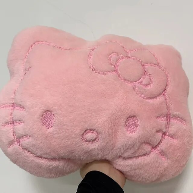 Милые плюшевые подушки с изображением Hello Kitty из мультсериала Sanrio, подушки для спинок стульев в офисах и общежитиях, игрушки для украшения комнаты.