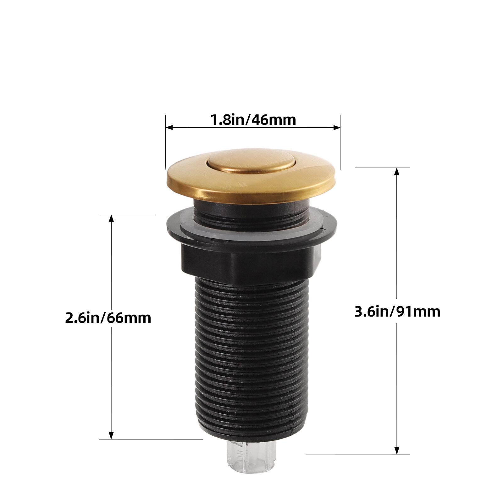 ⭐Сборка кнопки воздушного переключателя для утилизации мусора AISHIYI, кухонный измельчитель, встроенный переключатель, аксессуар для массажной ванны⭐