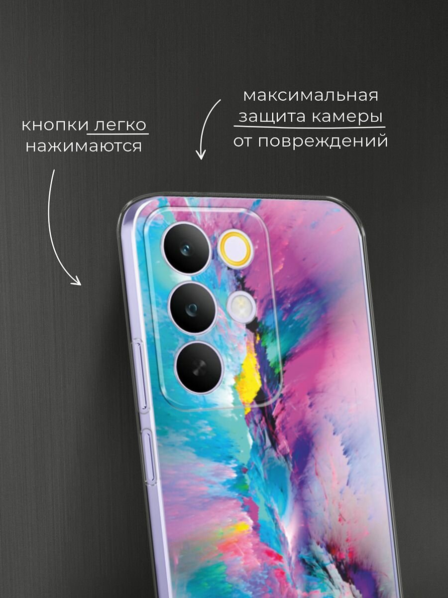 Силиконовый чехол на Realme C85 / Реалми C85 с принтом Абстракция 29 — фото 1