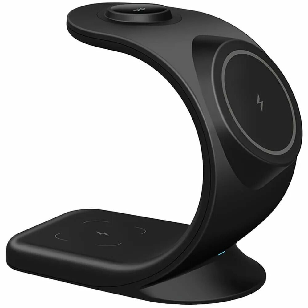 Беспроводное зарядное устройство VLP Powerstand 3 in 1, чёрный (1091003)