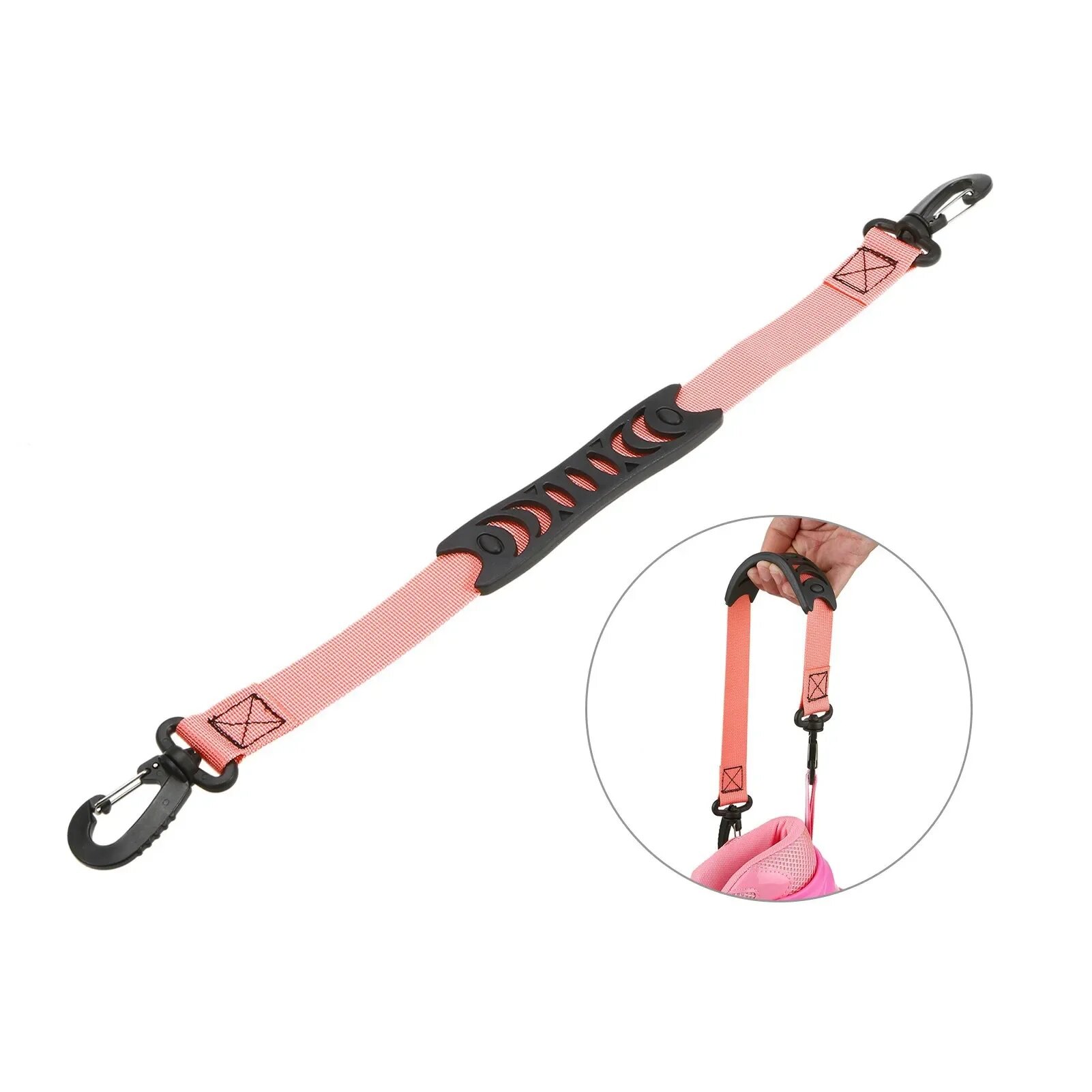 Ремень для переноски роликовых коньков на открытом воздухе для детей и взрослых, роликовые коньки, подвесная ручка, пряжка, коньки, обувь, крючок, ремень, аксессуар для ролика Розовый, Розовый