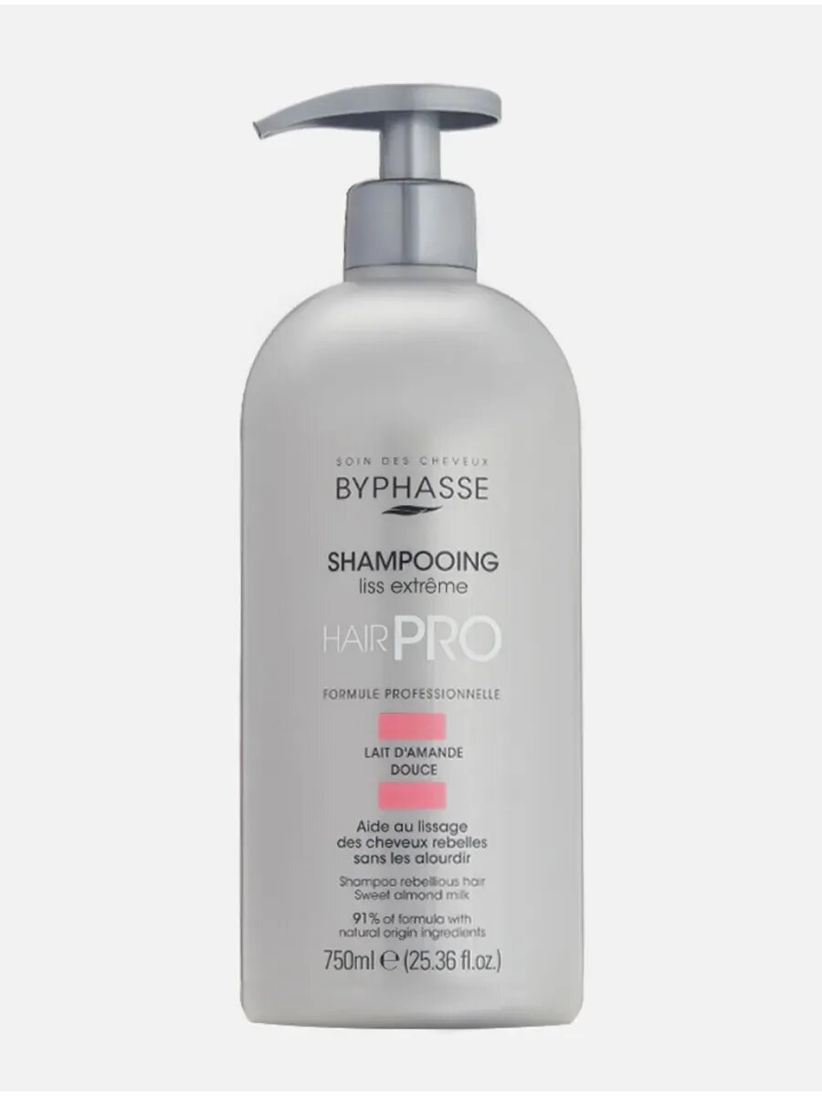 Шампунь для непослушных волос BYPHASSE hair pro liss extrеme