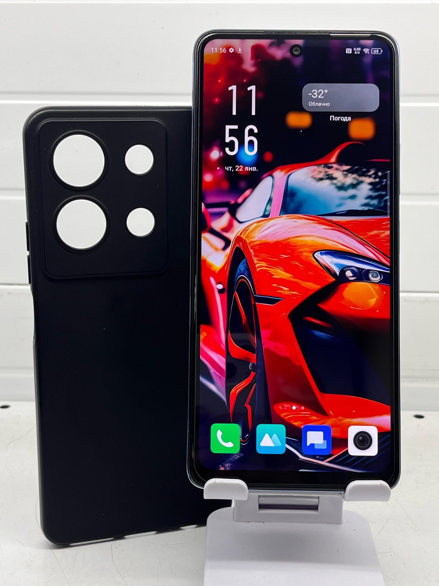 Infinix NOTE 30, 8/128 ГБ, Камера 64+2+0.30 МП, Аккумулятор 5000 мАч, Android 14, 6.78'' IPS 120 Гц, Interstellar Blue