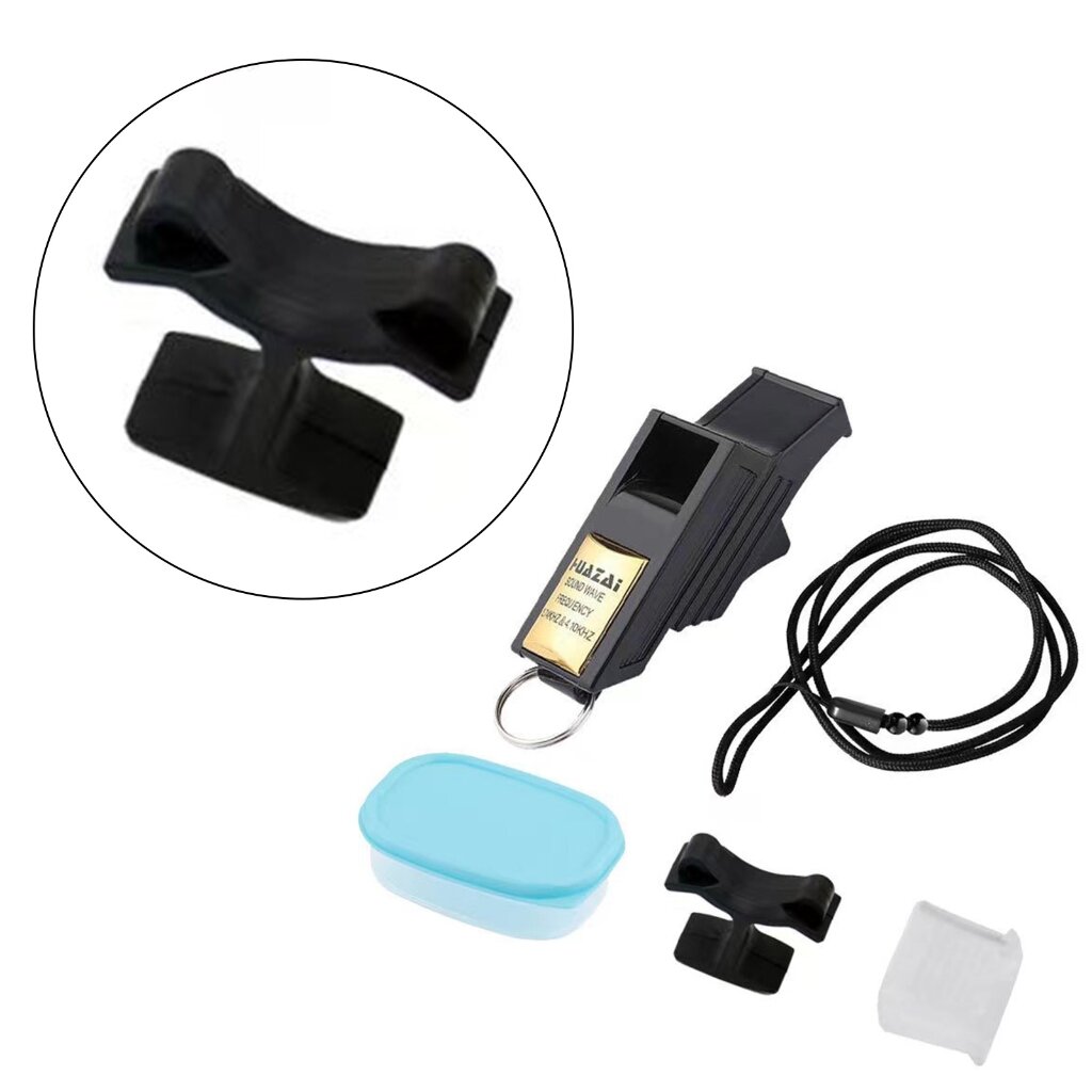 Аварийный спасательный свисток для выживания в кемпинге с набором шнурков Спортивный свисток