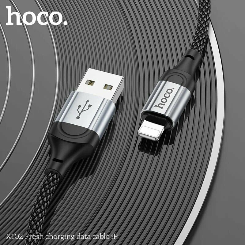 Кабель Hoco для Iphone, FOR iP FAST CHARGING DATA CABLE X102 — фото 1