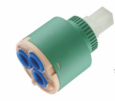 Картридж для смесителя Potato P50-1 керамический картридж 35 мм, зеленый