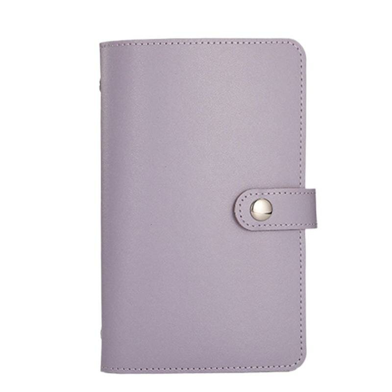 Кожаный денежный альбом на 50 карманов, Фиолетовый