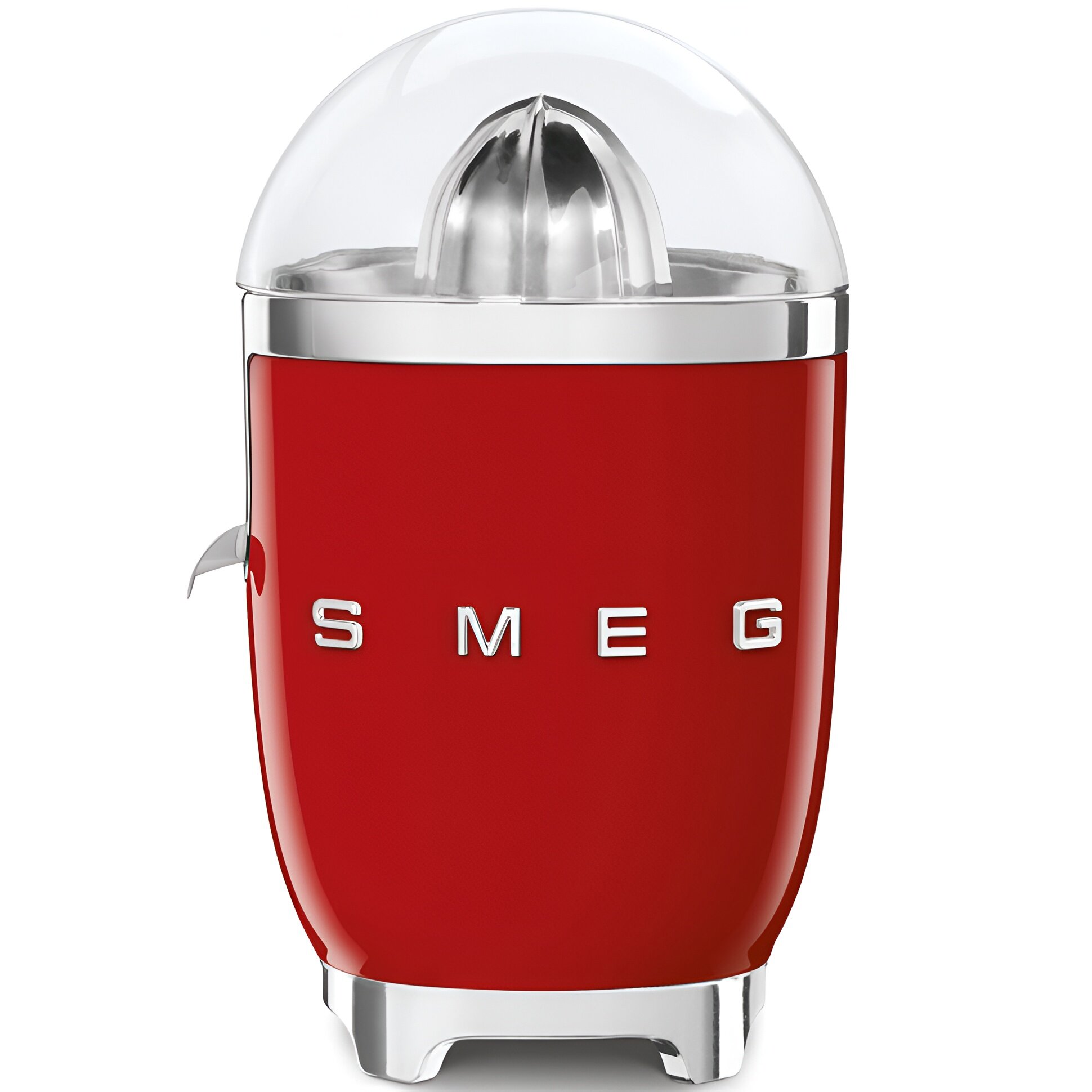 Соковыжималка Smeg CJF11RDEU, мощность 70 Ватт, защита от перегрузки, нескользящие ножки