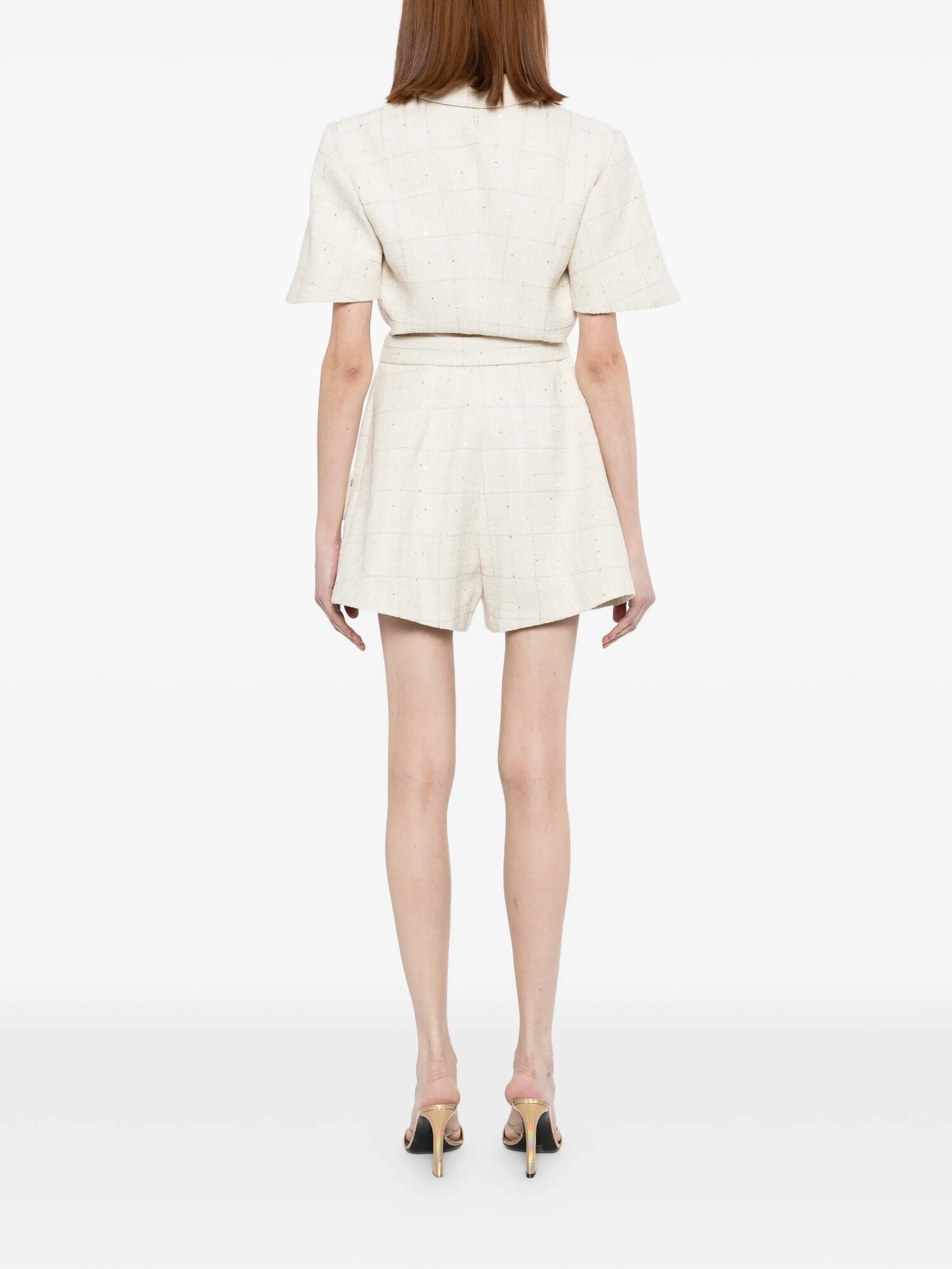 Комбинезон SAIID KOBEISY Tweed short jumpsuit, размер 36 — фото 1