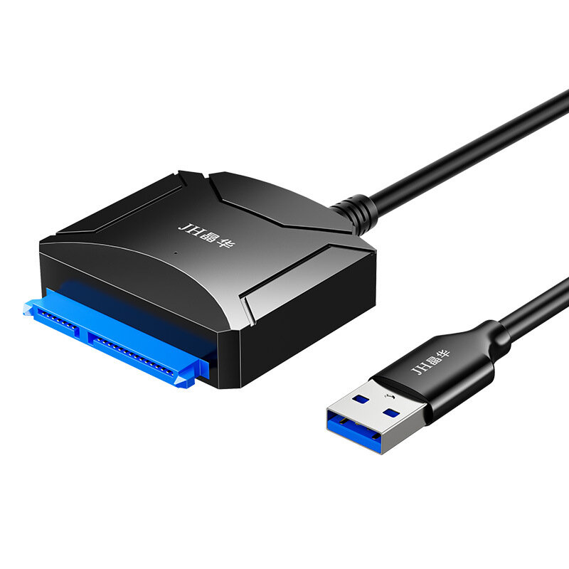 Адаптер USB 3,0 на SATA с гальванической изоляцией Jinghua JH-Z379, питание 12В/2А (отдельно), для дисков до 18ТБ