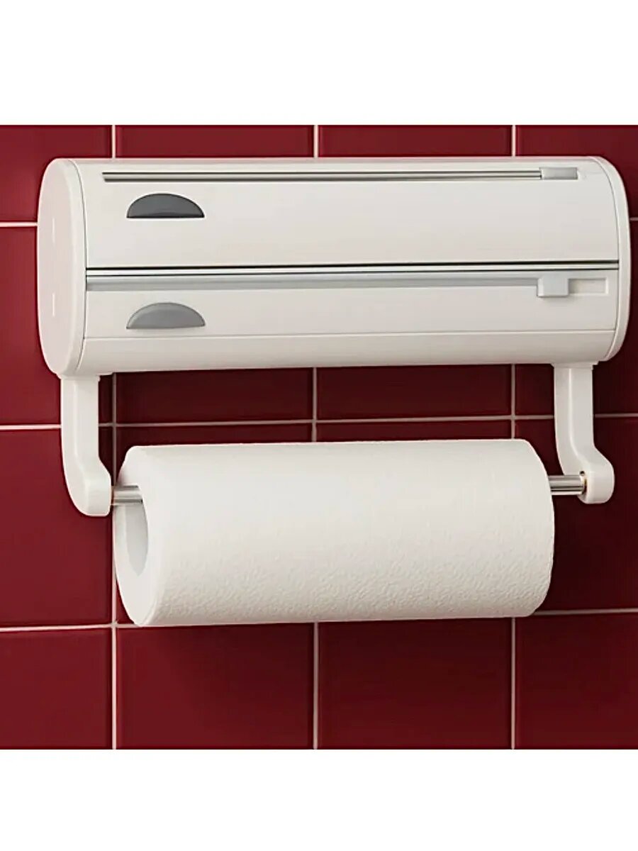 Держатель для бумажных полотенец, фольги и пищевой пленки