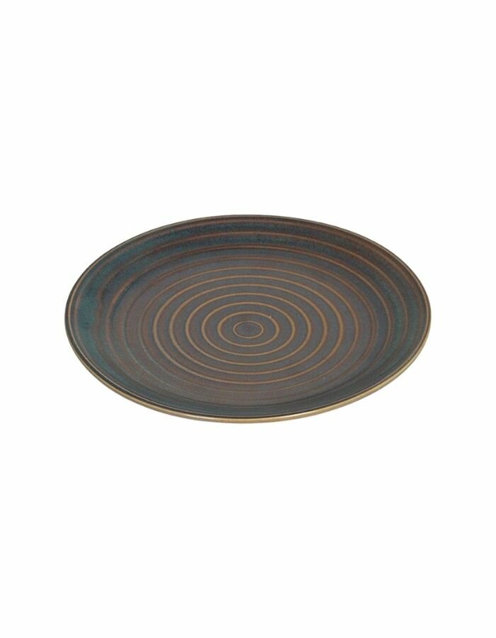 Тарелка сервировочная Corone collezione d arte Terra, фарфоровая, 22,5 см
