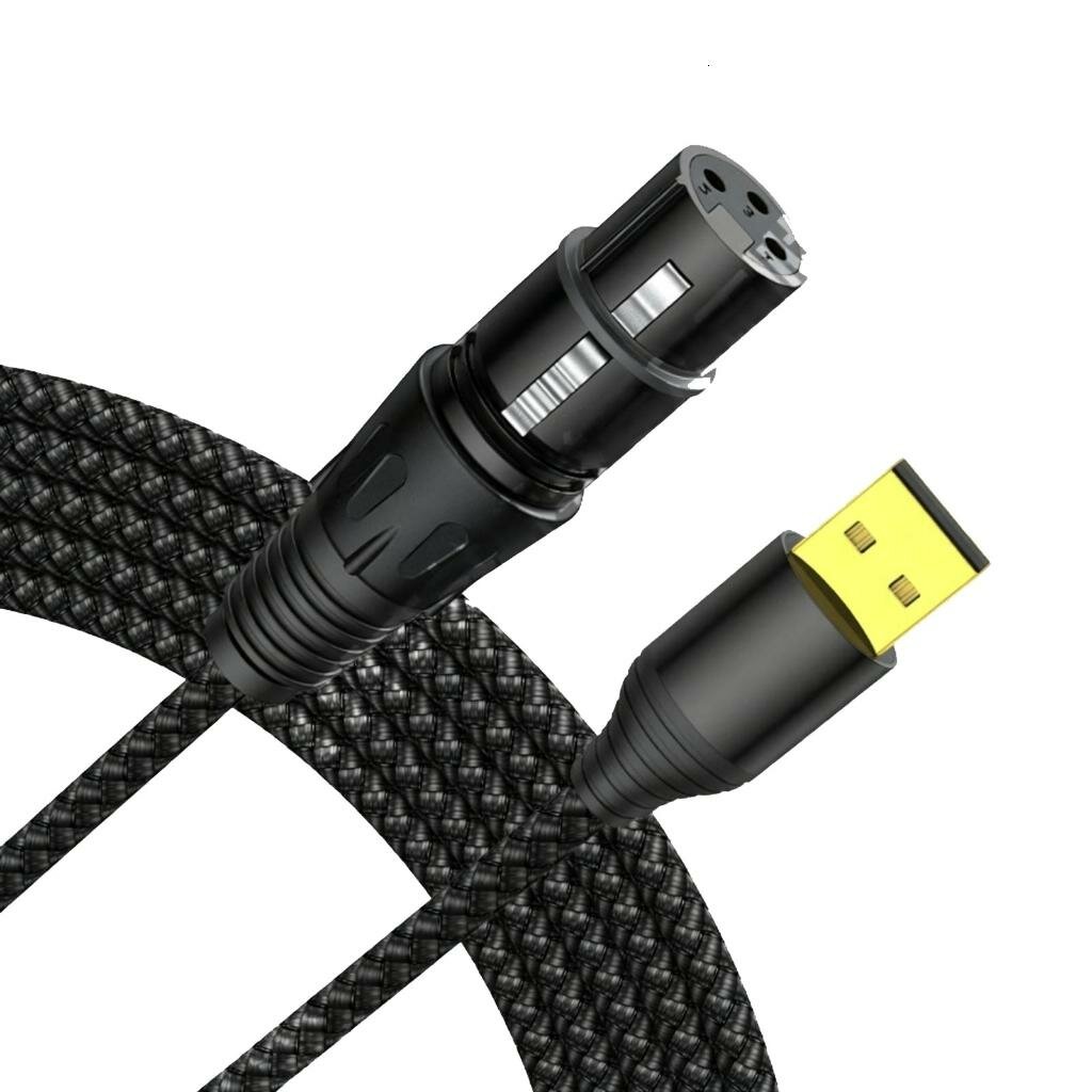 USB-XLR кабель 1.5 м, 1.5m - Женский XLR