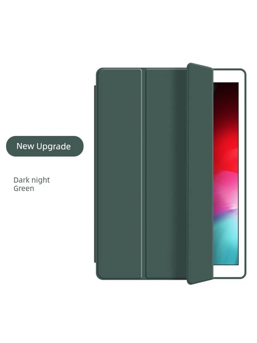 Чехол Huawei T5 10.1, Ночной зелёный+закалённое стекло