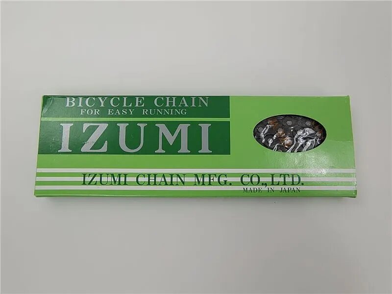 Цепь велосипедная izumi JET, японская односкоростная цепь с фиксированной передачей, 1/2*1/8 * 100л