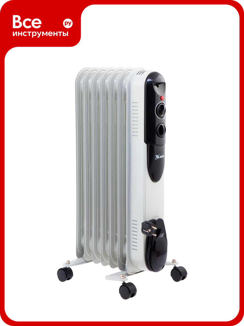 Масляный обогреватель MTX och-1500, 230 в, 1500 вт 98302