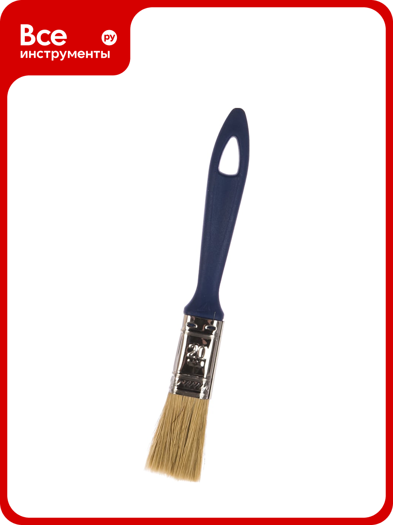 Плоская кисть STAYER UNIVERSAL-PROFI натуральная щетина, пластмассовая ручка, 20мм 01085-20_z01