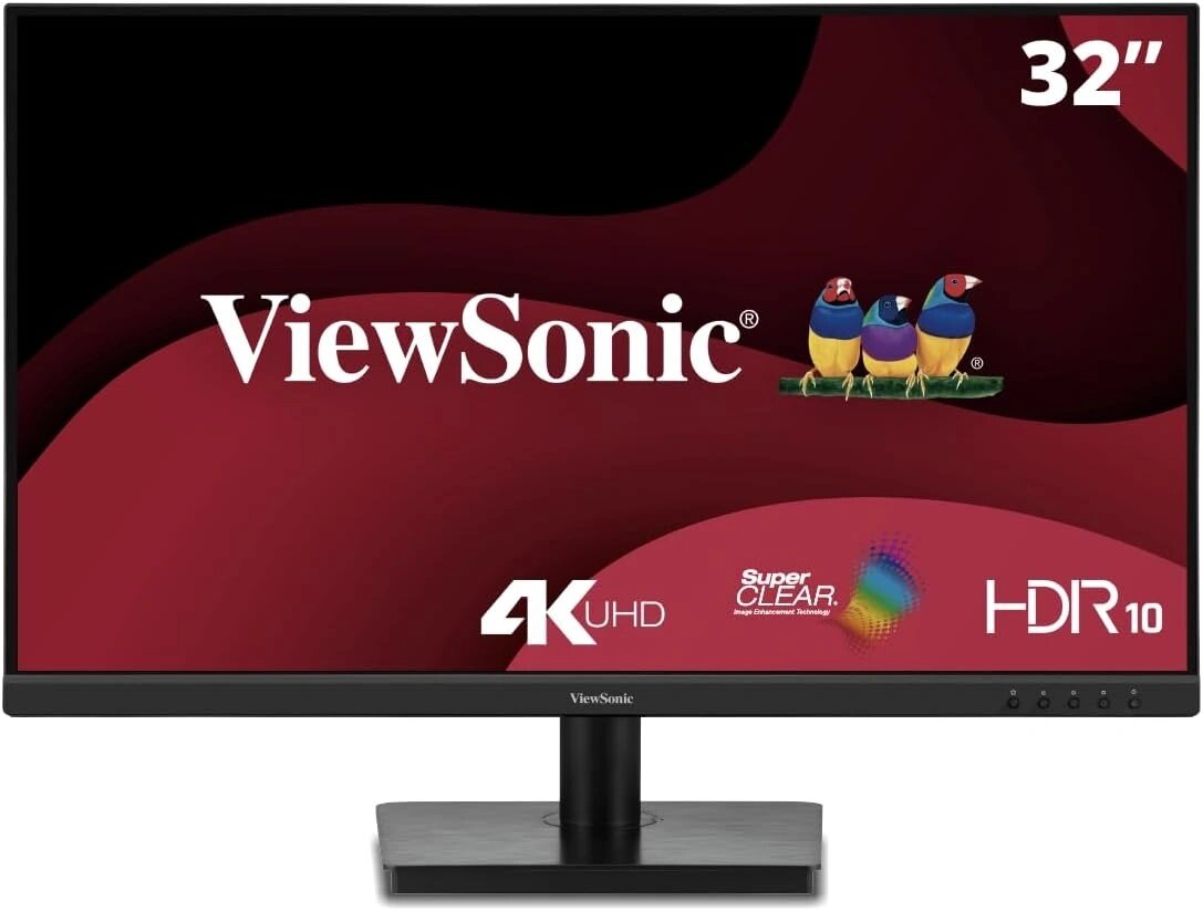 Монитор ViewSonic 32" VA3208-4K-HD черный VA LED 16:9 HDMI матовая 300cd 178гр/178гр 3840x2160 60Hz DP 4K 6.6кг