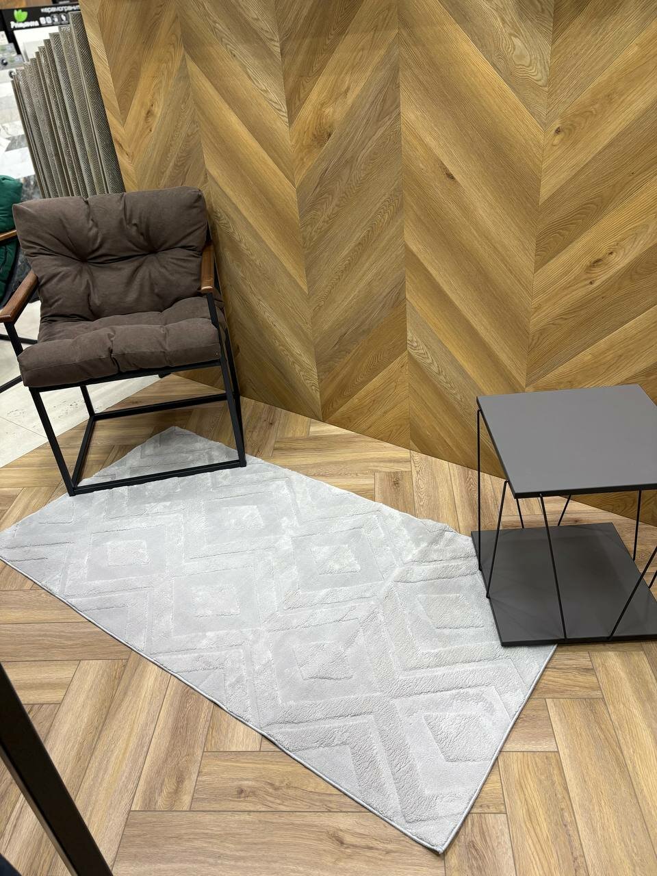 Ковер ORLANDO 1,6*2,3м, прямоугольный DIAMOND GREY