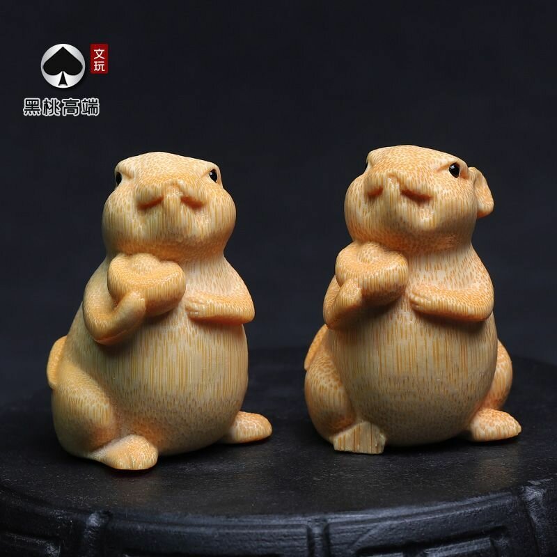 Твердая бамбуковая ручка, стиль зодиака, бамбуковая резьба, нефритовый бамбуковый орнамент, милый домашний питомец, декор для офиса и учебной комнаты, подвесная игрушка для снятия стресса