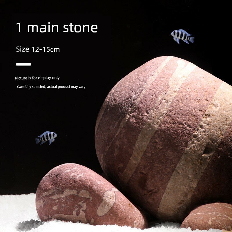 Комплект для ландшафтного дизайна аквариума из гальки, натуральный экологичный аквариум с имитацией ручья, камень для